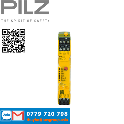750102 Pilz,PNOZ s2 24VDC 3 n/o 1 n/c safety relay - ANS Vietnam ...