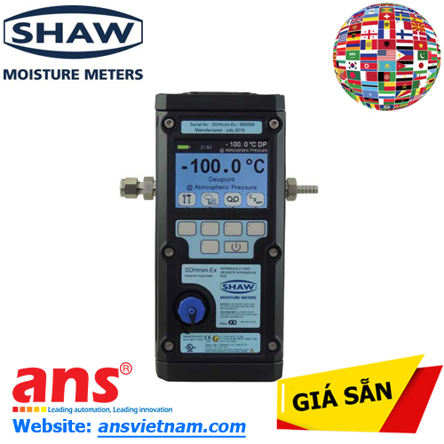 Mẫu máy đo điểm sương cầm tay SDHmini-Ex SHAW - ANS Vietnam Leading automation, Leading innovation